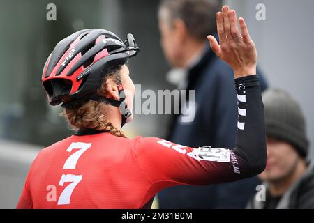 Dutch Yara Kastelijn pictured after the Koppenbergcross women elite ...