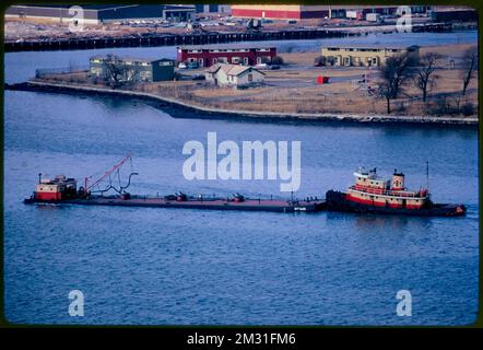From top of Mystic River Bridge (proper name is 'Tobin Bridge ...