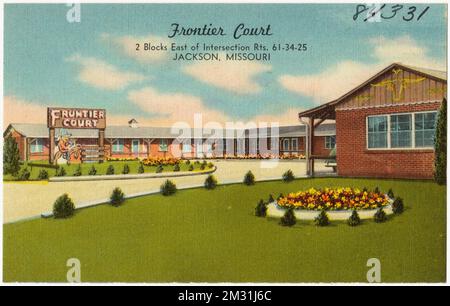 Frontier Motel , Motels, Tichnor Brothers Collection, postcards of the ...