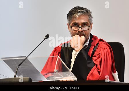 Public prosecutor Bjorn Backx pictured during the composition of the ...