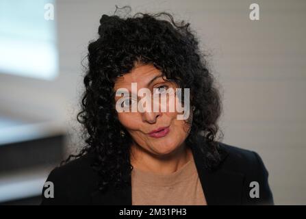 Farah Naz, Zara Aleena's aunt, speaks to the media. Jordan McSweeney ...