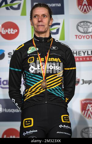 Belgian Ellen Van Loy , winner of the bronze medal pictured on the ...