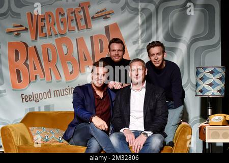 actor and presenter Jonas Van Geel, actor Jelle Cleymans, James Cook ...
