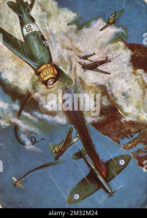 Aeroplani - Cartolina Propagandistica (3 Stock Photo - Alamy