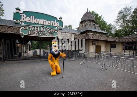Illustration picture shows the Bellewaerde amusement park in Ieper ...