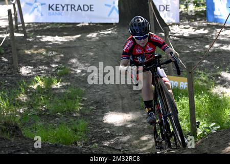Belgian Laura Verdonschot pictured during the team presentation of the ...