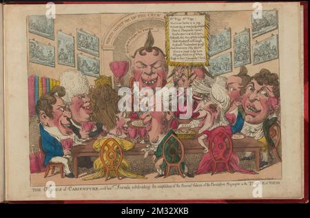 The Genius of Caricature, and his Friends, celebrating the completion ...
