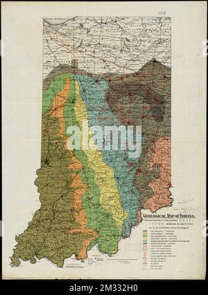 Map of Indiana , Indiana, Maps Norman B. Leventhal Map Center ...