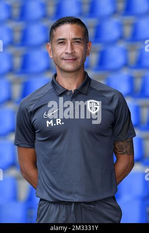 Genk's assistant coach Michel Ribeiro poses for the photographer, at ...
