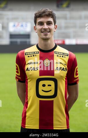 Mechelen's Alec Van Hoorenbeeck poses for the photographer, at the 2022 ...