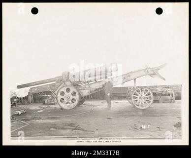 German field gun and limber , Armories, Ordnance industry, Artillery ...