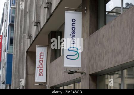 Illustration picture shows the Unisono logo pictured at the ...