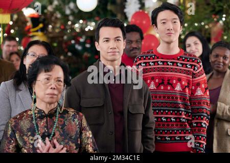 A BIG FAT FAMILY CHRISTMAS, from left: Shannon Chan-Kent, Tia Carrere ...