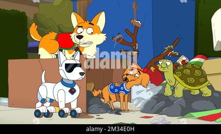 HOUSEBROKEN, from left: Elsa (voice: Clea DuVall), Tabitha (voice ...