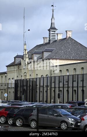 Illustration shows an outside view of Merksplas prison, Wednesday 17 ...