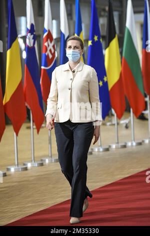 Denmark Prime Minister Mette Frederiksen attending 2025 NATO Summit at ...