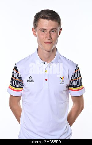 Belgian Dieter Kersten poses during a photoshoot for the Belgian ...