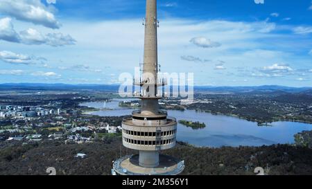 A bird's eye view of the cityscape of Canberra Stock Photo - Alamy