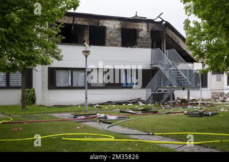 Illustration picture shows the damages after a tornado ripped Yesterday ...