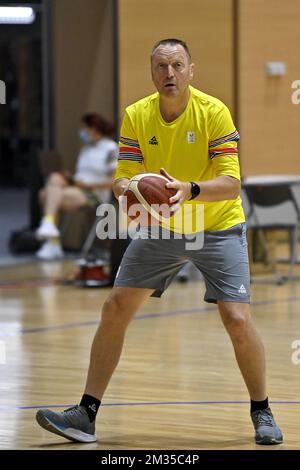 Philip Mestdagh pictured during a training session in preparation of ...