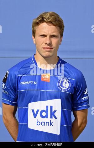 Gent's Matisse Samoise poses for a portrait picture at the 2025-2026 ...