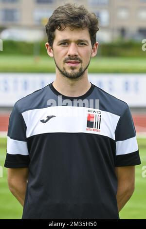 Rwdm's Leo Legrand poses for the photographer, at the 2021-2022 season ...