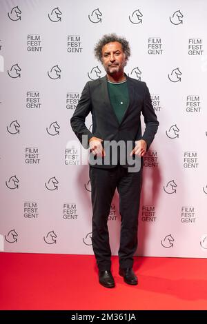 Groen's senator Fourat Ben Chikha pictured during the oath ceremony for ...
