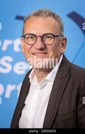 Gent harbor CEO Daan Schalck poses for the photographer during the ...
