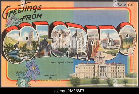 Greetings from Colorado , Capitols, Tichnor Brothers Collection ...