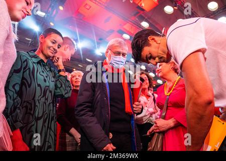 Sp.a chairman Conner Rousseau pictured ahead of a meeting at the Royal ...