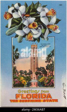 Florida, the sunshine state. Greetings from New York , Maps, Tichnor ...