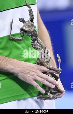 Illustration picture shows a doubles men game between Ukrainian ...