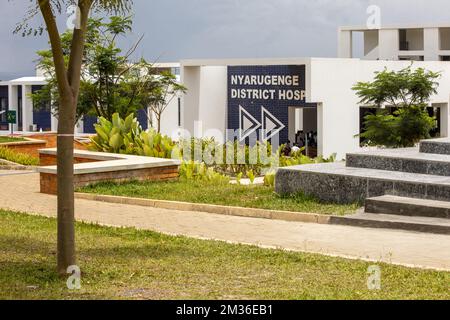Illustration picture shows a visit to the Nyarugenge district hospital ...