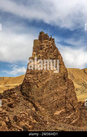 An ancient architectural site in Zanda County, Ali Prefecture, Tibet ...