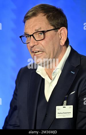 Markus Duesmann, Chairman of the Management AUDI AG, gesture, single ...