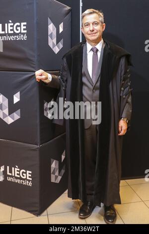 Professor Didier Fassin poses for the photographer ahead of the ...
