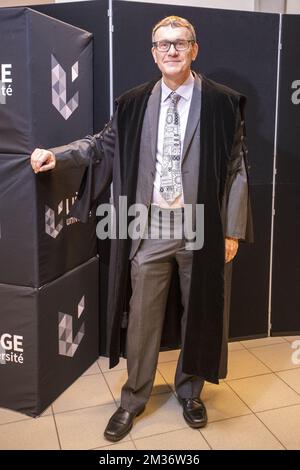 Professor Peter Visscher poses for the photographer ahead of the ...