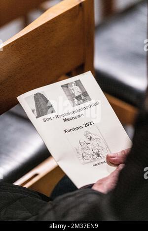 Illustration picture taken during the Christmas reception of Flemish ...