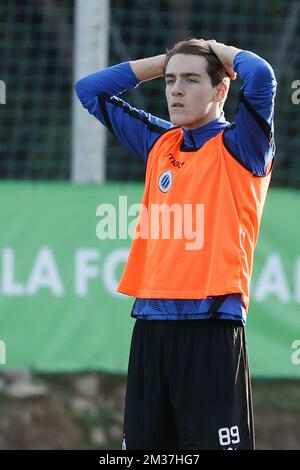 Club's Lynnt Audoor pictured during a game between Belgian Club Brugge ...