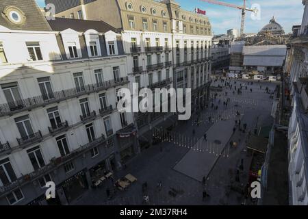 Illustration picture of the Dansaertstraat - Rue Dansaert with ...