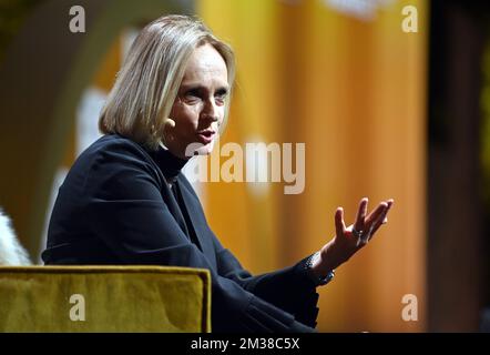Marie-Laure Moreau of EY pictured during the award ceremony for the ...