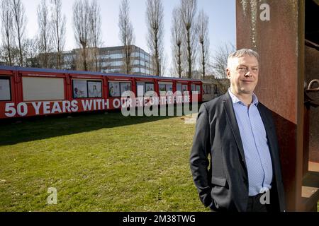 New rector ad interim Jan Danckaert poses for the photographer at the ...