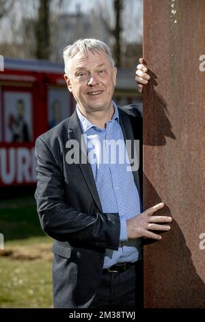 New rector ad interim Jan Danckaert poses for the photographer at the ...