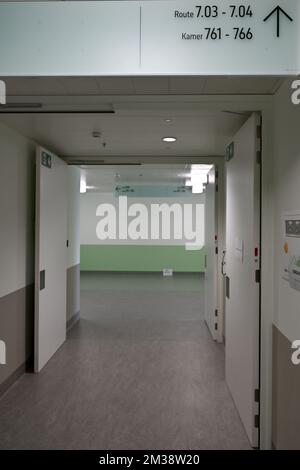 Illustration shows a press moment of Hospital Network Antwerp ...