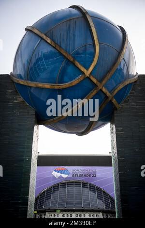 Illustration picture shows the Stark Arena ahead of the IAAF World ...