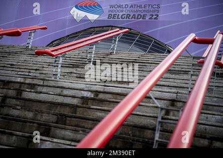 Illustration picture shows the Stark Arena ahead of the IAAF World ...
