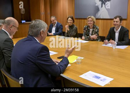 Irene Rummelhoff, Equinor and Flemish Minister President Jan Jambon ...