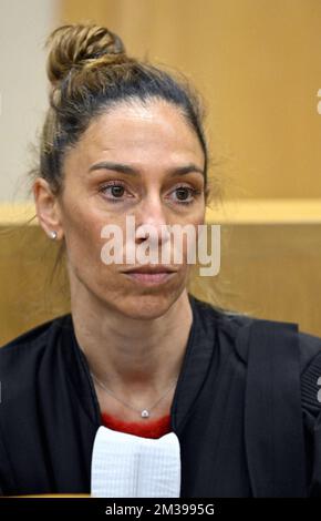 The accused Sandro Hamidovic pictured during the jury constitution ...