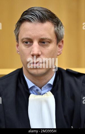 The accused Sandro Hamidovic pictured during the jury constitution ...