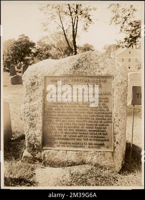 Here lies buried ye body of Mr. Thomas Clarke, aged 98. Departed this ...